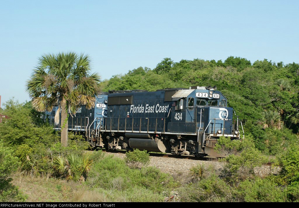 FEC 434 & FEC 421 at the Matanzas River Bridge